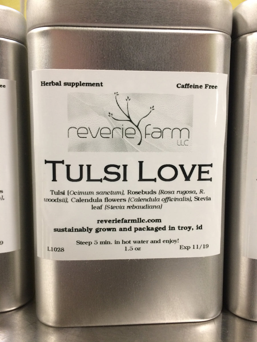Tulsi Love, Herbal Tea with Tulsi, Holy Basil, Rosebuds, Calendula USA ...